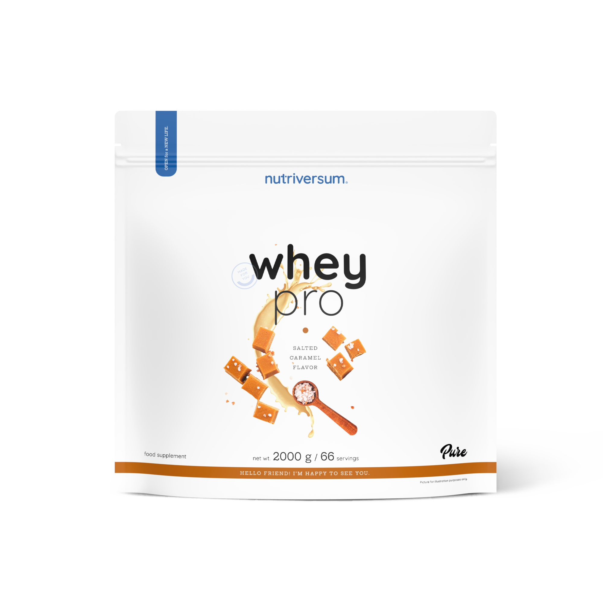 PURE Whey Pro - 2000g - NEW Nutriversum