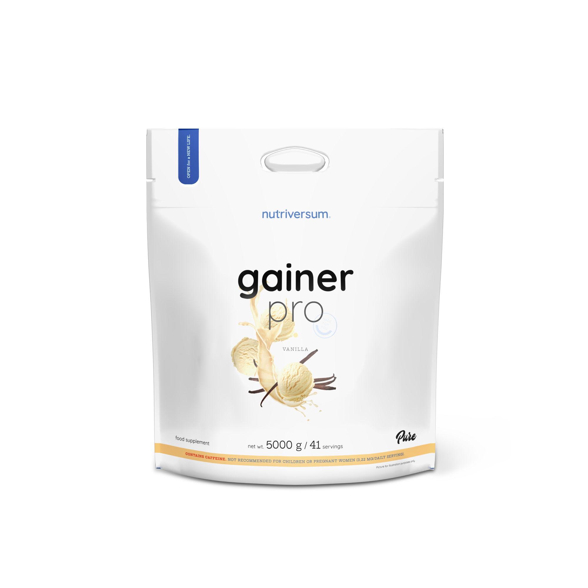 PURE - Gainer Pro - 5000g - NEW Nutriversum