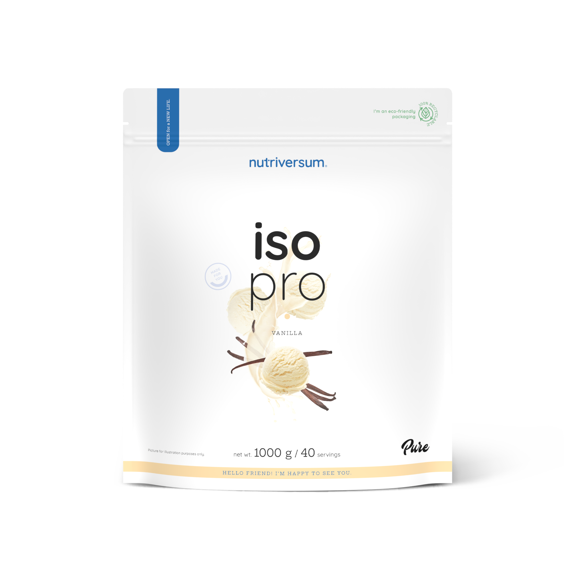 PURE - Iso Pro - 1000g - NEW Nutriversum