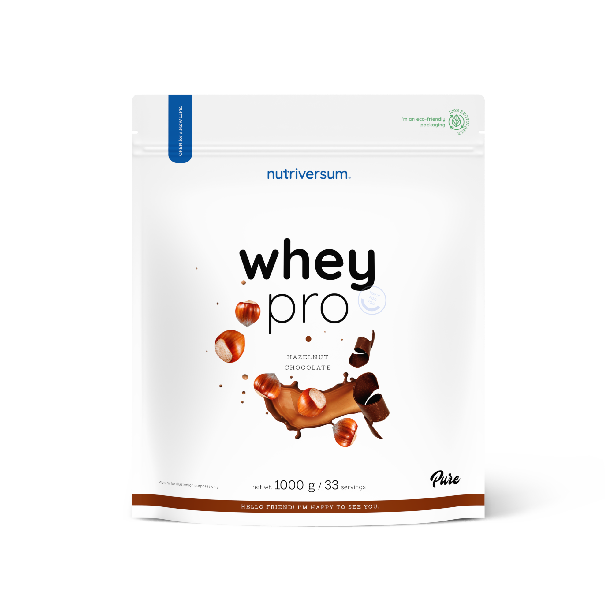 PURE - Whey Pro - 1000g - NEW Nutriversum