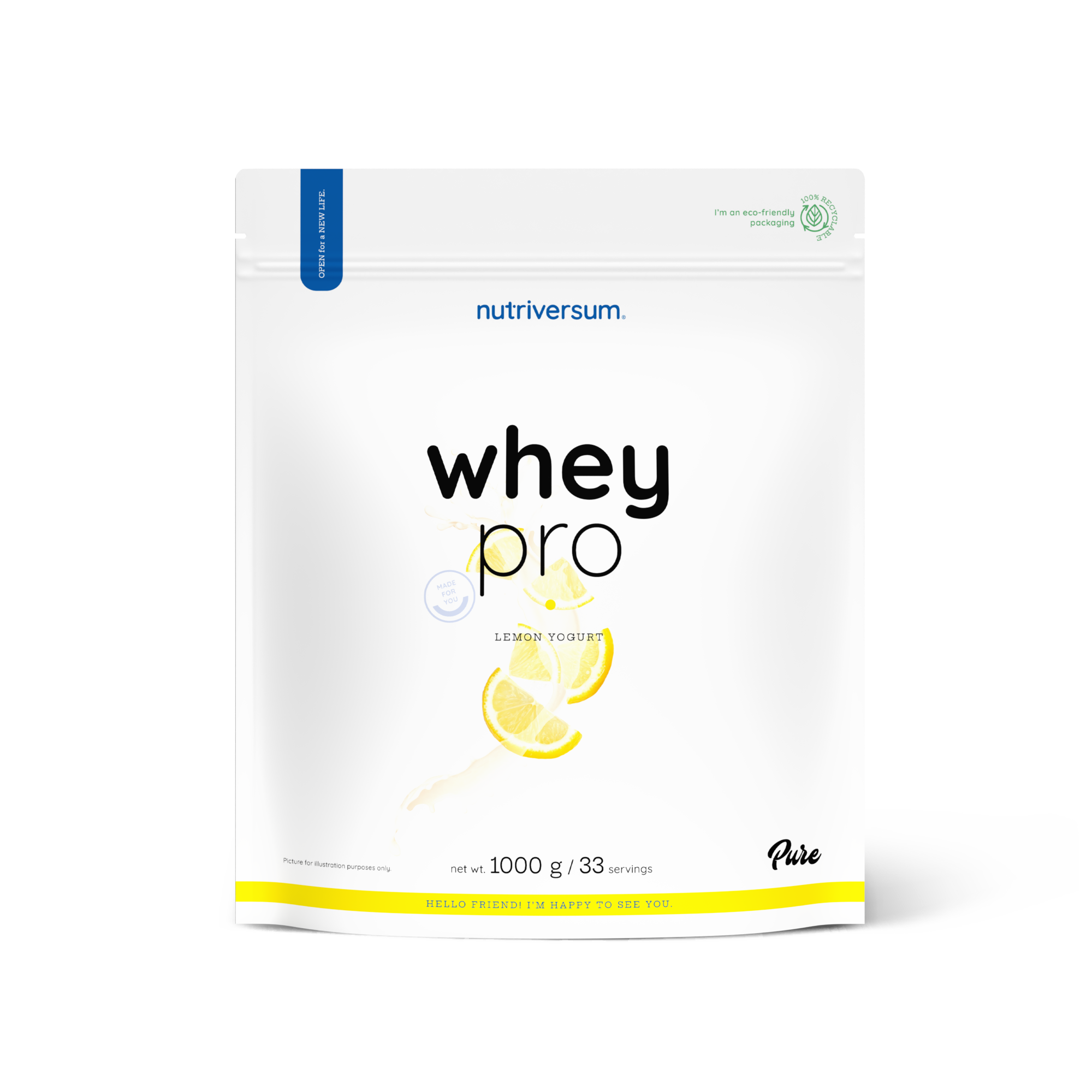 PURE - Whey Pro - 1000g - NEW Nutriversum