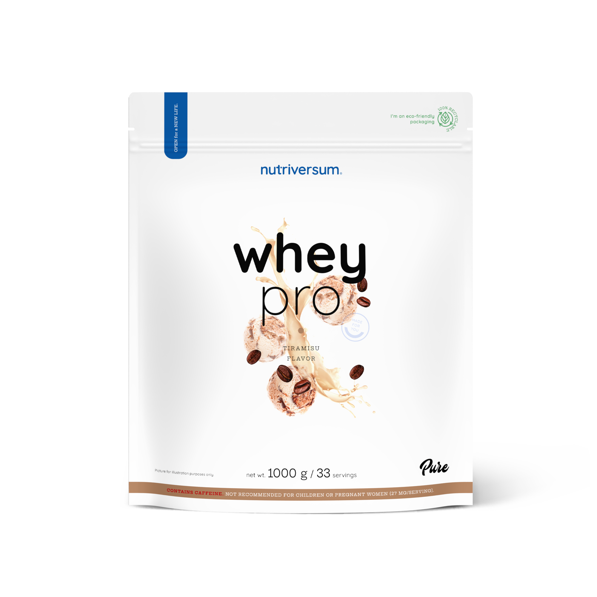 PURE - Whey Pro - 1000g - NEW Nutriversum